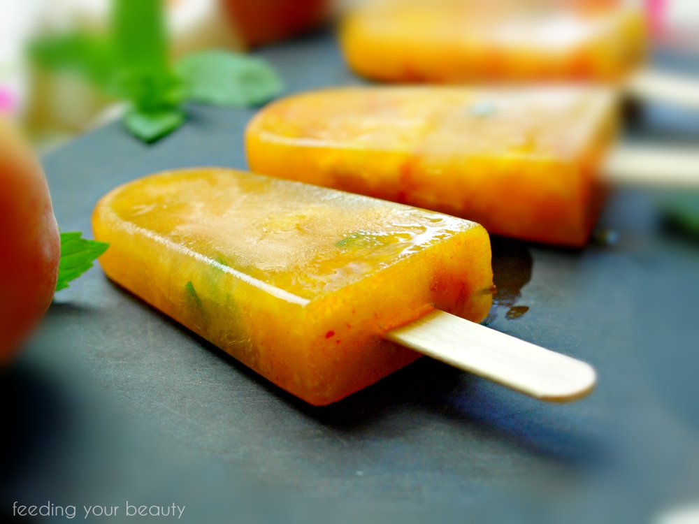Green Tea and Peach Ice Pops (Sugar-free, Naturally-flavored) – Feed ...