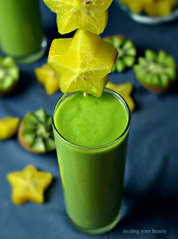 Starfruit Green Smoothie – Feed Your Beauty