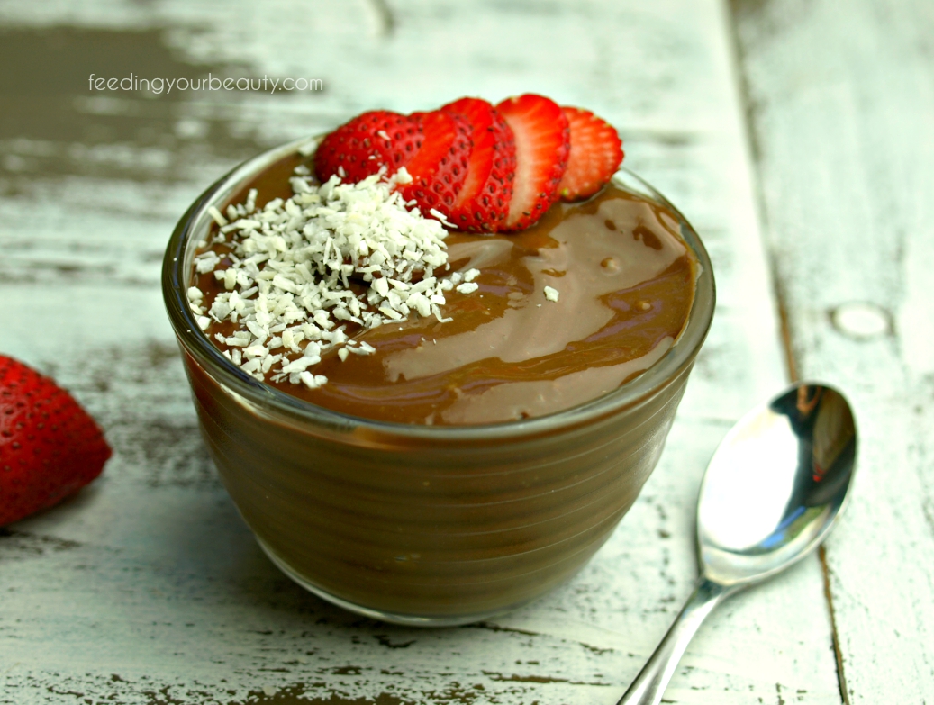 4 Ingredient Vegan Chocolate Pudding (Low-Fat, Nut-free, Soy-free, Date ...