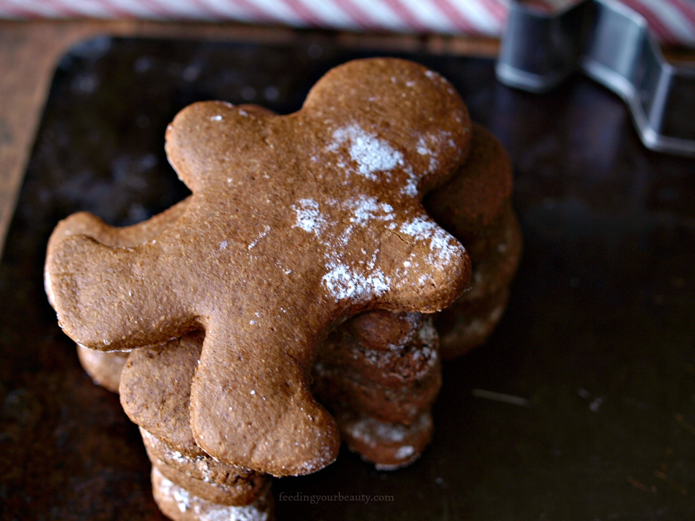 Soft Gingerbread Cookies – Vegan, Gluten Free, Oil Free – Feed Your Beauty